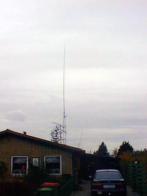 My first antenna in the tower